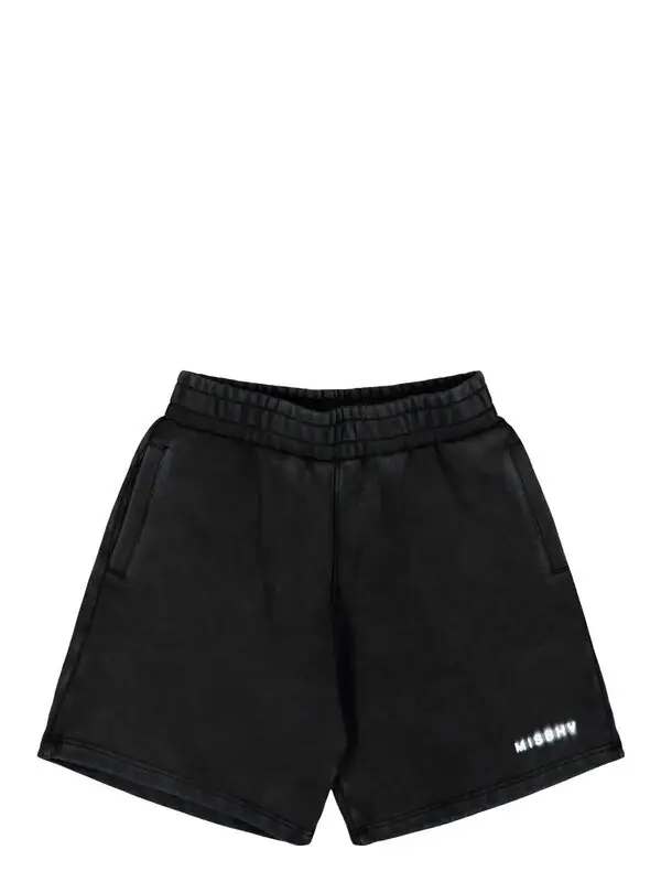 MISBHV Community Logo-print Track Shorts - Black
