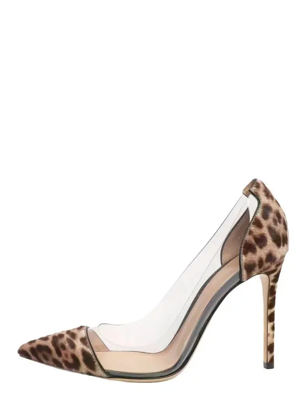 GIANVITO ROSSI Leopard-print Pony-hair Pumps - Neutrals