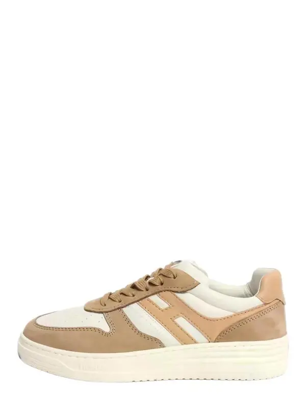 Hogan Perforated Low-top Sneakers - Brown