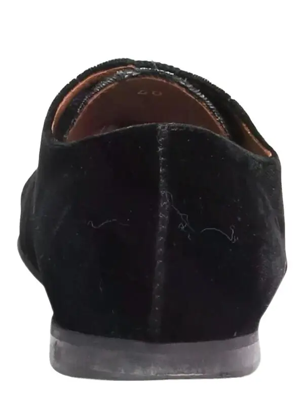 DANIELA GREGIS Velvet Loafers - Black