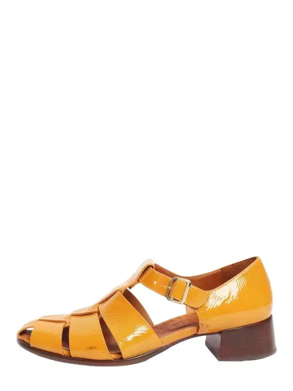 Chie Mihara Sanchis Caged Sandals - Yellow