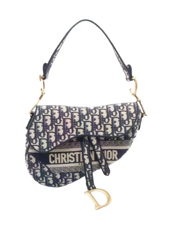 Dior Saddle Oblique Shoulder Bag - Blue