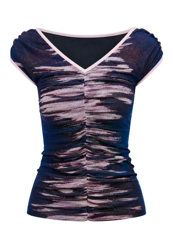 Ph5 Mahi Lake-print Top - Blue