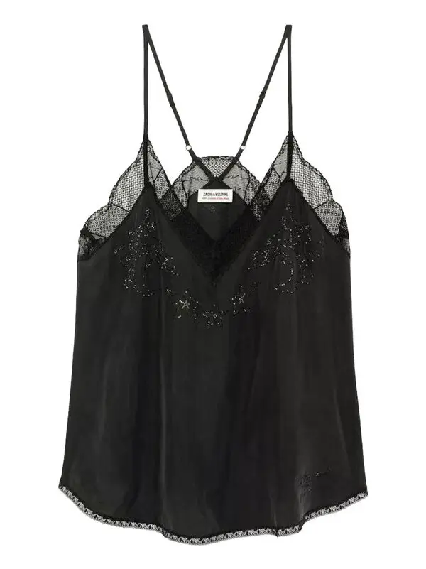 Zadig&Voltaire Christy Silk Camisole - Black