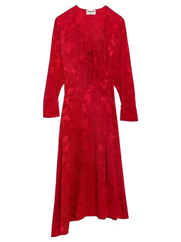 Zadig&Voltaire Rouna Jac Horses Dress - Red