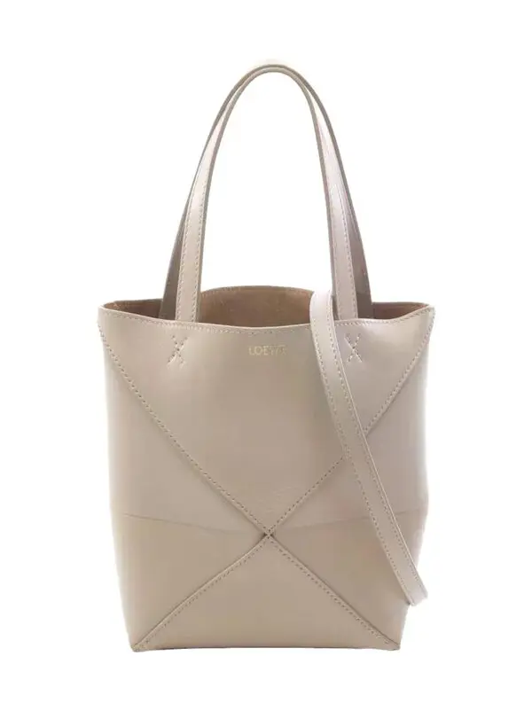 Loewe Mini Puzzle Fold Tote Bag - Neutrals