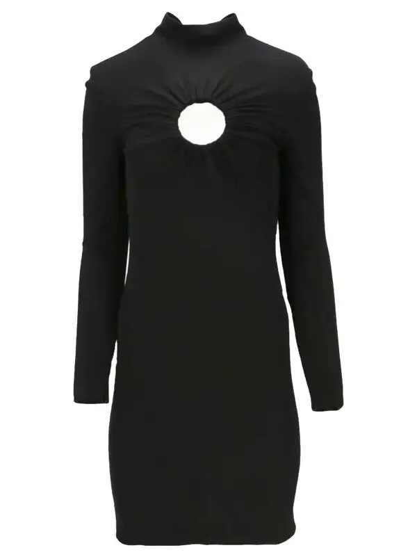 TOM FORD Cut-out Ruched Mini Dress - Black