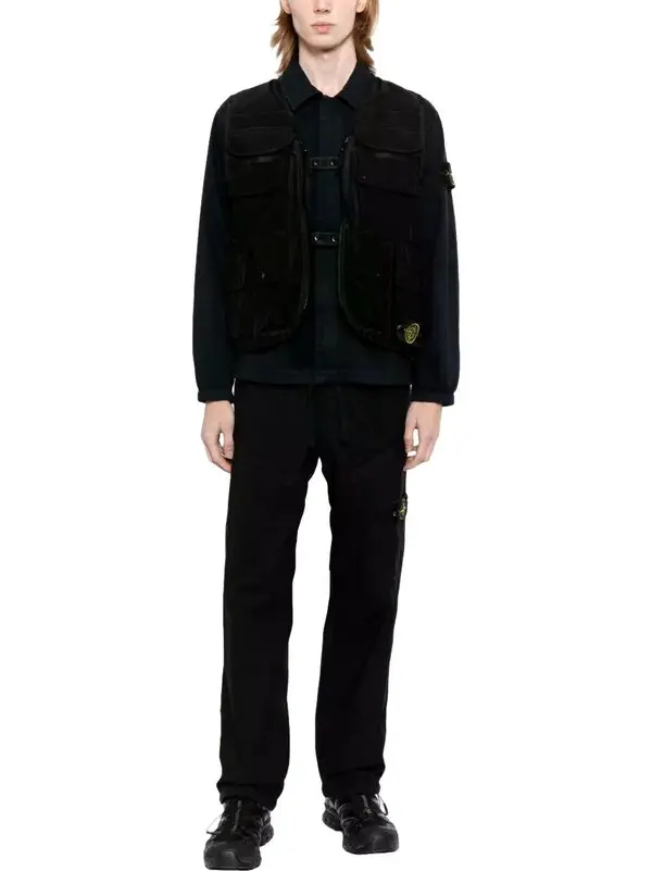 Stone Island Multi-pocket Harness Vest - Black
