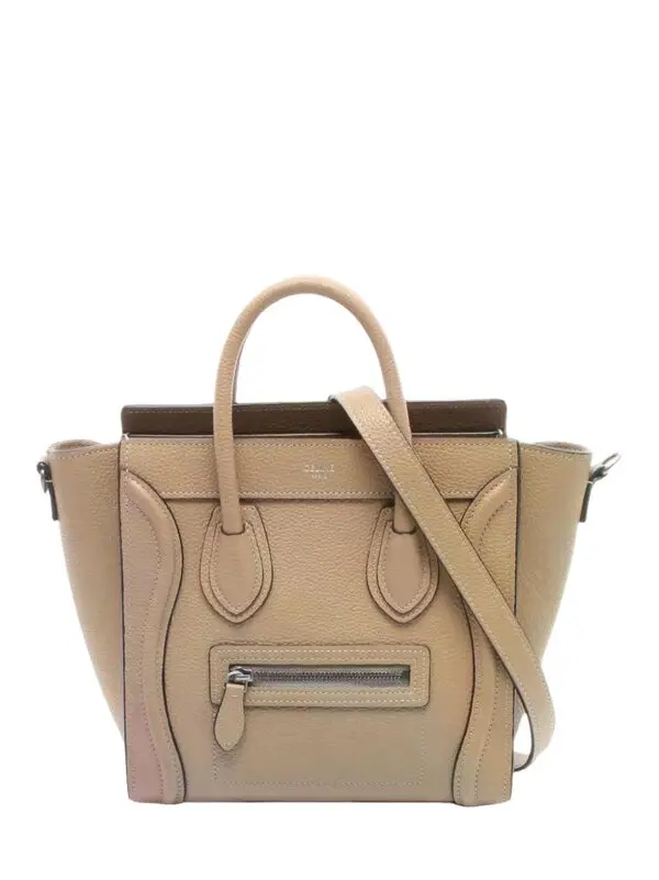 Celine Nano Luggage Tote Bag - Neutrals