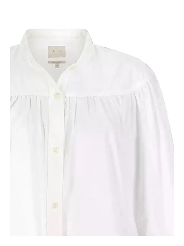 A.p.c. Natalie Gathered Blouse - White
