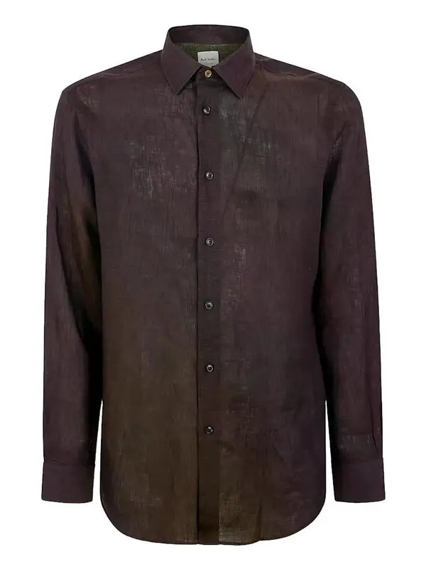 Paul Smith Button-down Long-sleeve Shirt - Brown