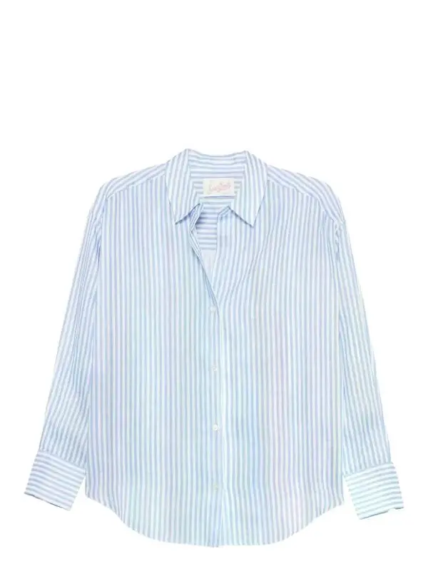 MC2 SAINT BARTH Embroidered Logo Shirt - Blue