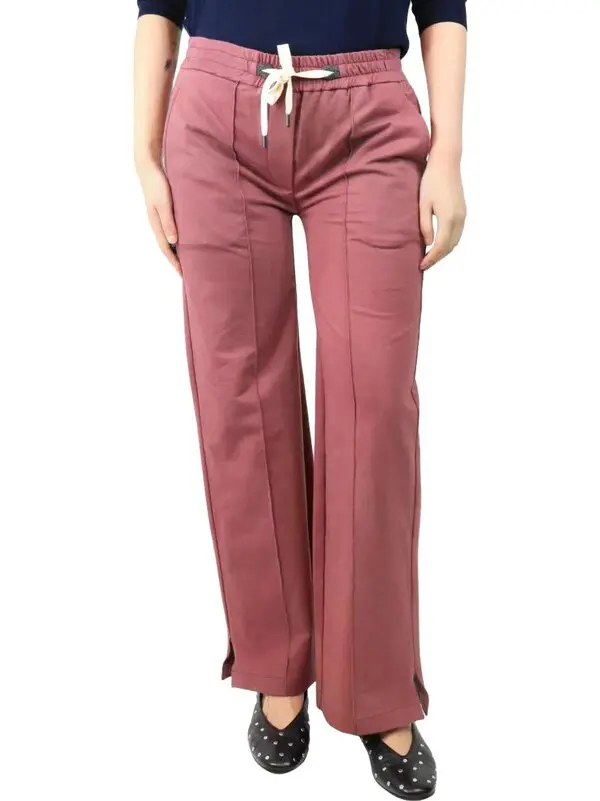 Brunello Cucinelli Elasticated Drawstring Trousers - Pink