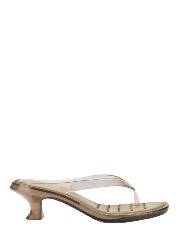 Melissa Thong Strap Heeled Sandals - Neutrals