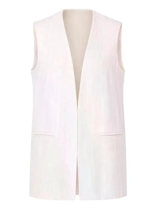 MEIMEIJ V-neck Gilet - Neutrals