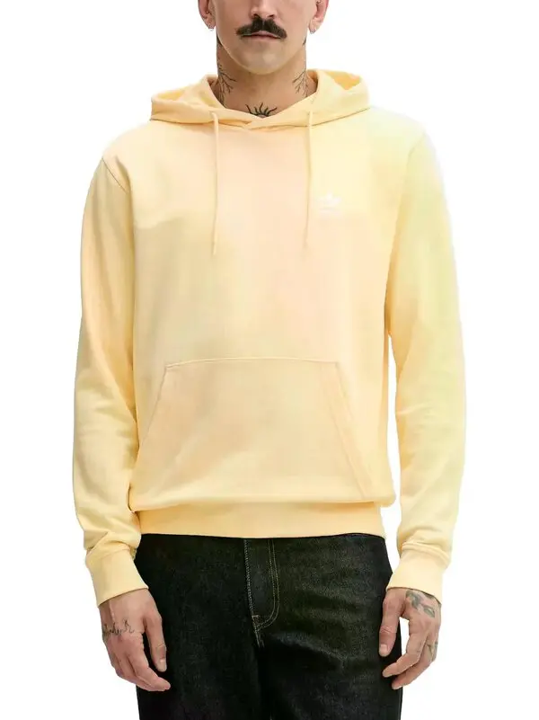 Adidas Logo Embroidered Hoodie - Yellow