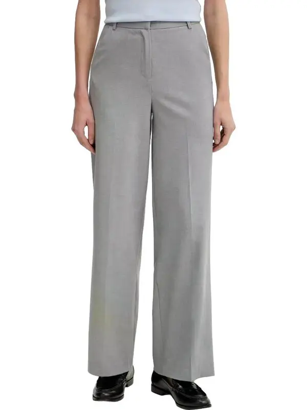 BENETTON Pressed Crease Trousers - Grey