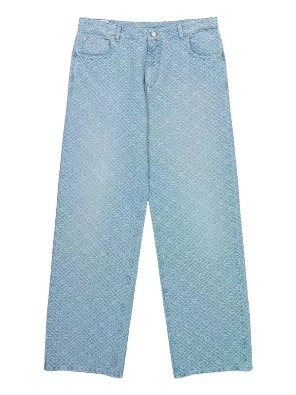 Casablanca Monogram Jeans - Blue