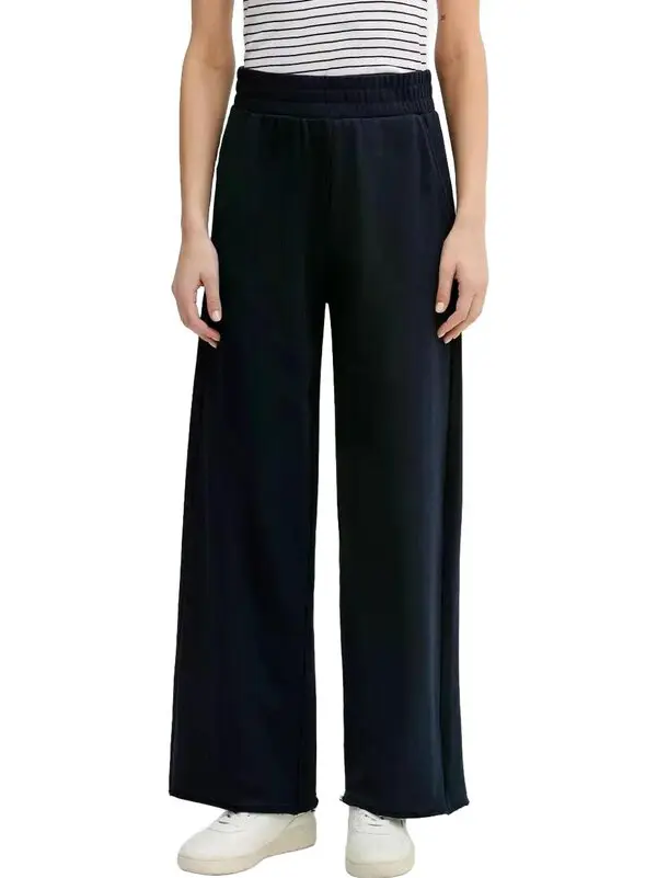 BENETTON Elasticated Raw-cut Track Pants - Blue