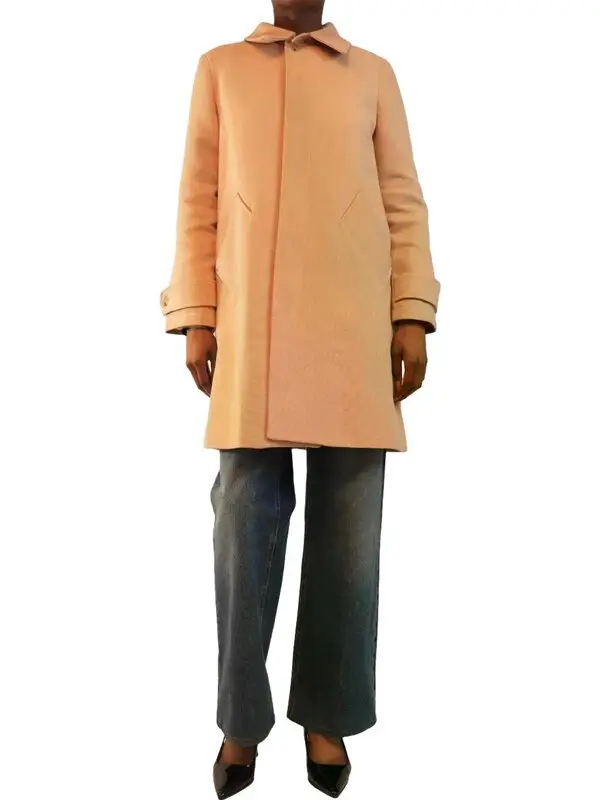 A.p.c. Concealed-button Coat - Neutrals