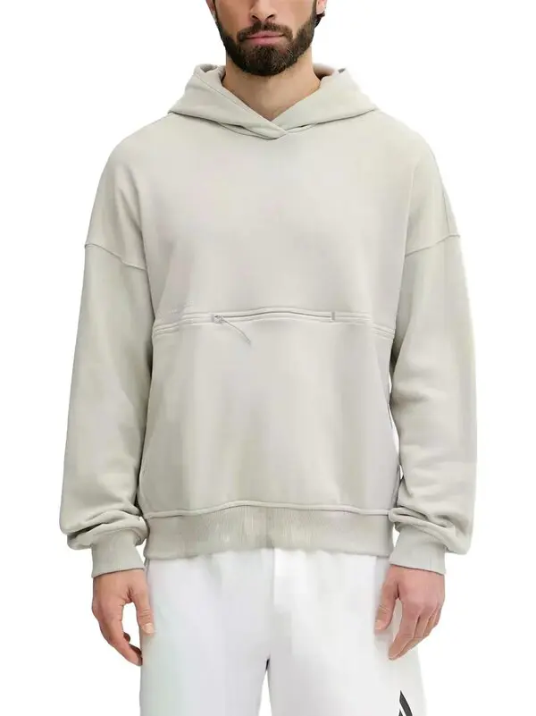 Adidas X Kou:mori Drop Shoulder Hoodie - Grey