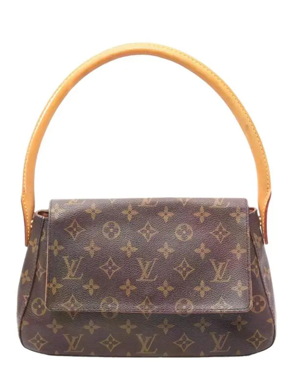 LOUIS VUITTON Mini Looping Monogram Tote Bag - Brown