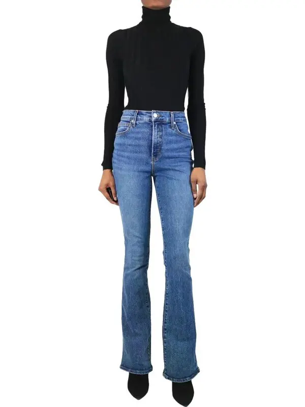 Veronica Beard High-rise Flared Jeans - Blue
