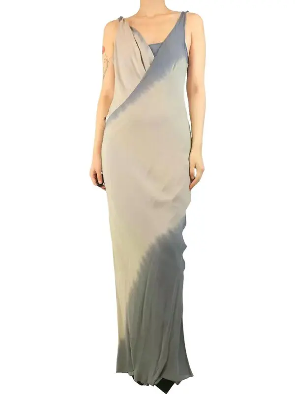 Amanda Wakeley Ombre Draped Maxi Dress - Neutrals