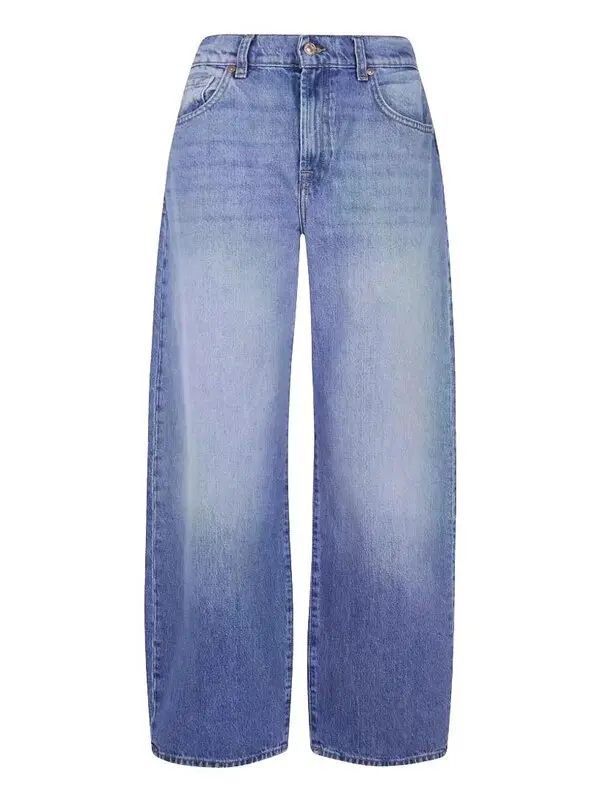 7 For All Mankind Bonnie Wide-leg Jeans - Blue