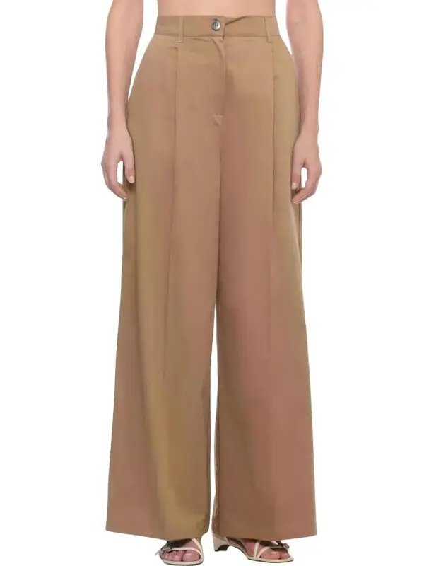 EMME Aceri Pleated Trousers - Neutrals