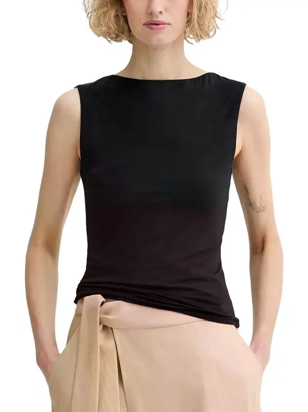 Rag & Bone Boat-neck Tank Top - Black