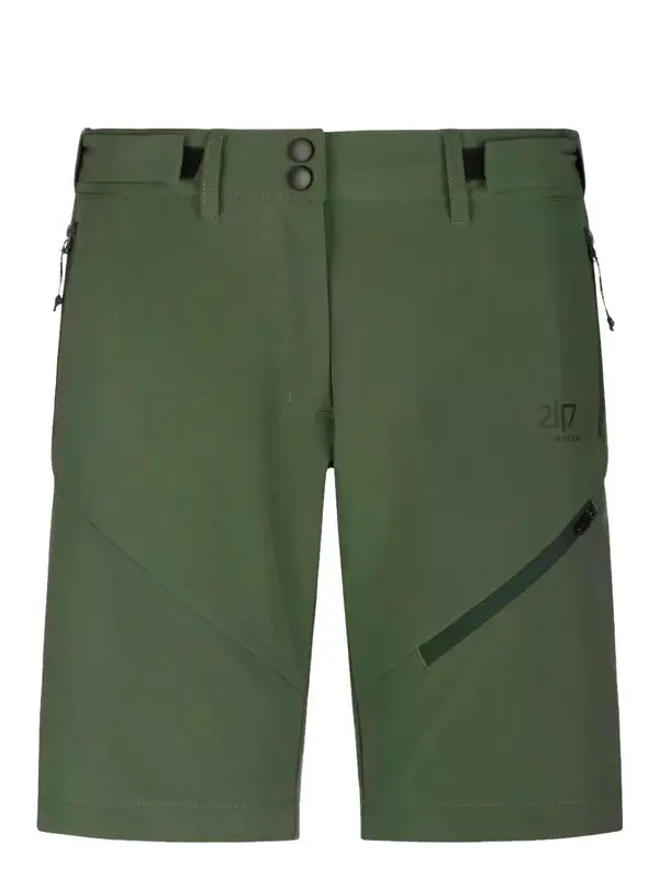 2117 OF SWEDEN Sandhem Logo-print Zip-pocket Shorts - Green
