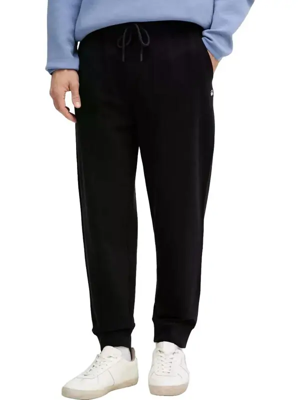 BENETTON Logo-patch Track Pants - Black