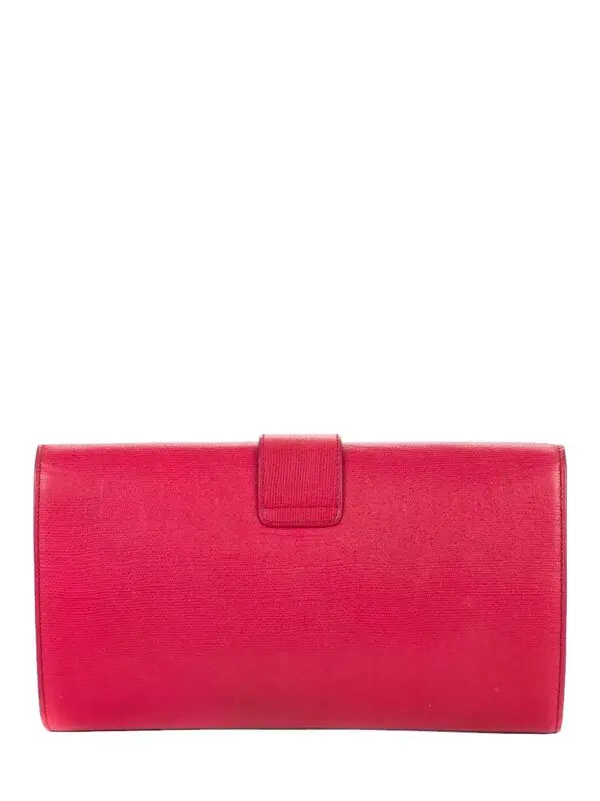 Saint Laurent Chyc Ligne Y Clutch Bag - Pink