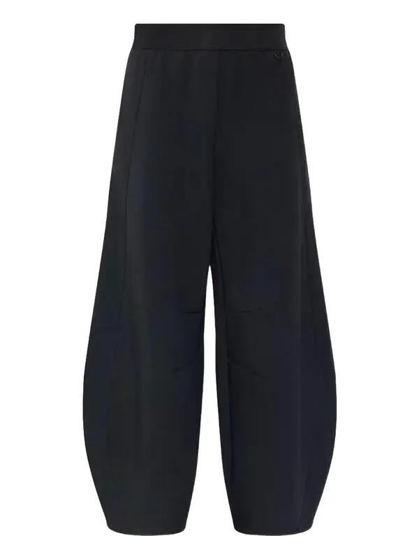 Nike Curved-seam Wide-leg Trousers - Black