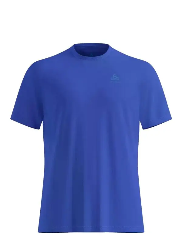 ODLO Cardada Logo-print Crewneck T-shirt - Blue