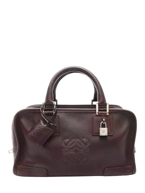 Loewe Amazona 28 Leather Handbag - Brown