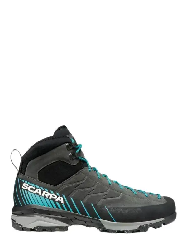 SCARPA High-top Paneled Hiking Boots - Grey