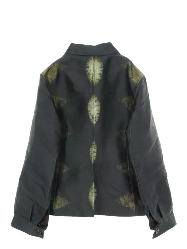 Dior Dark Spread Collar Shirt Jacket - Green