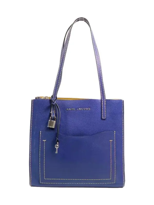 Marc Jacobs Leather Tote Bag - Blue