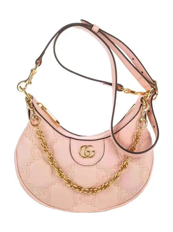 Gucci Gg Matelassé Shoulder Bag - Pink