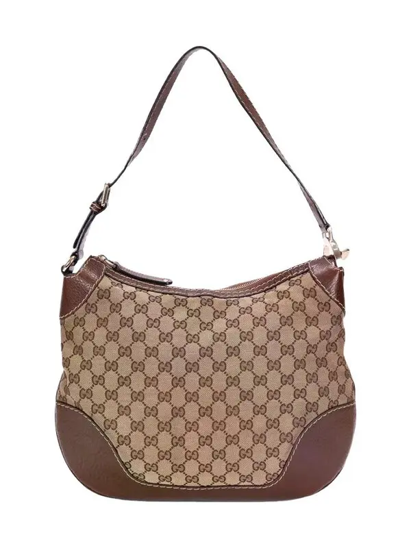 Gucci Charlotte Gg Canvas Shoulder Bag - Neutrals