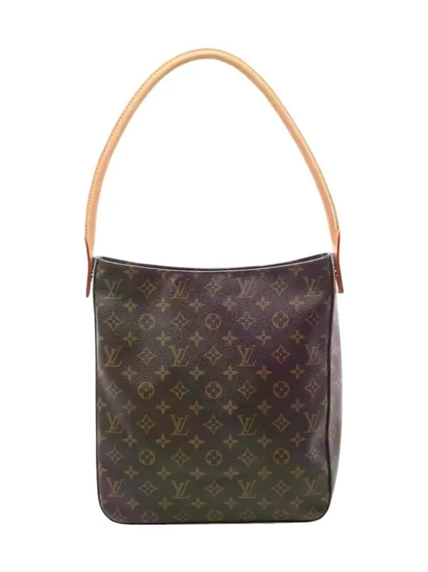 LOUIS VUITTON Monogram Canvas Looping Gm Shoulder Bag - Brown