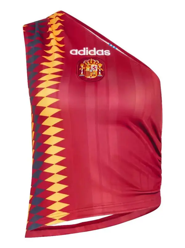 Adidas Spain One-shoulder Top - Red