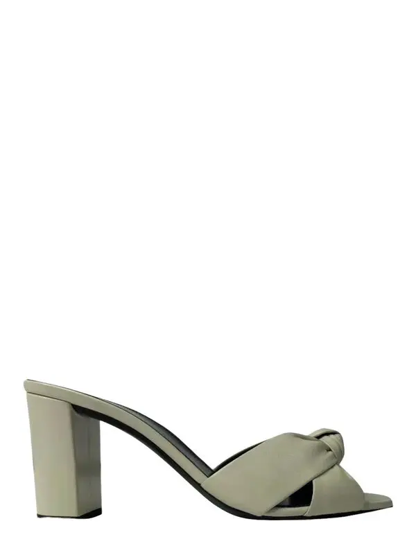 Saint Laurent Bianca Knotted Sandals - Neutrals