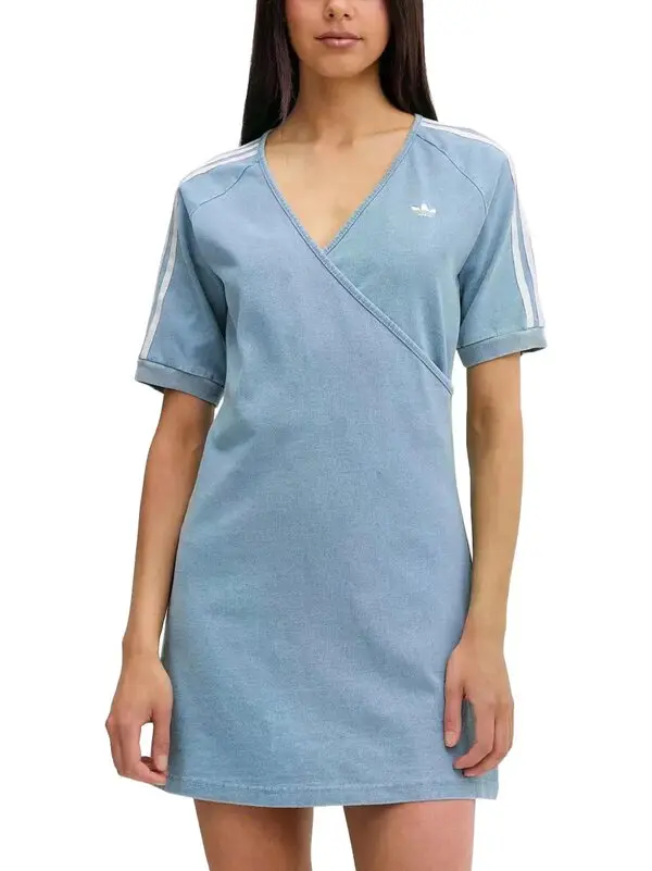 Adidas Adilenium Season 5 Wrap-style Mini Dress - Blue