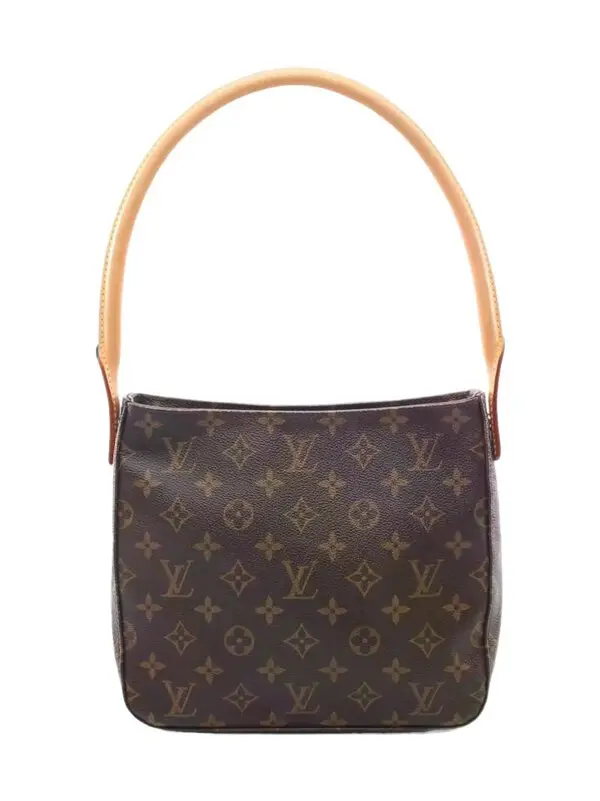 LOUIS VUITTON Monogram Canvas Looping Tote Bag - Brown