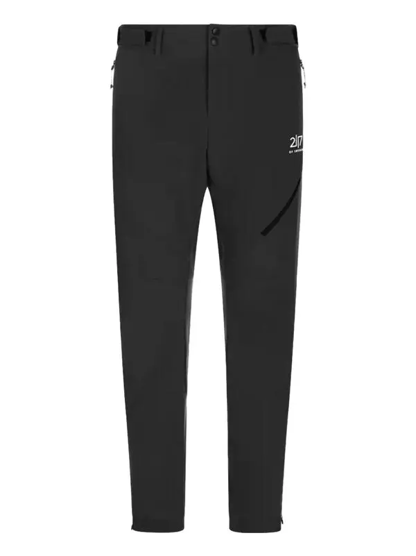 2117 OF SWEDEN Sandhem Logo-print Panelled Trousers - Black