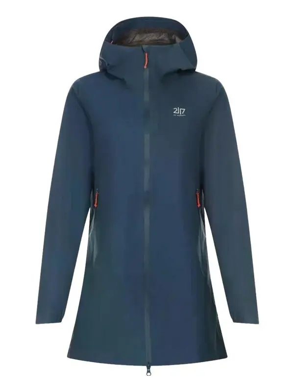 2117 OF SWEDEN Markitta Zip-fastening Hooded Coat - Blue