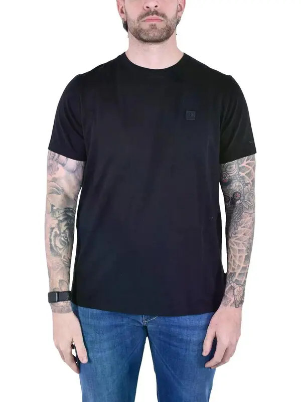 Moose Knuckles Duluth Logo-patch T-shirt - Black
